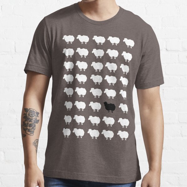 "Black sheep" T-shirt for Sale by xiari | Redbubble | black sheep t ...