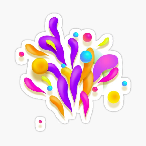 "Multi Color" Sticker by Fashion-Spot | Redbubble