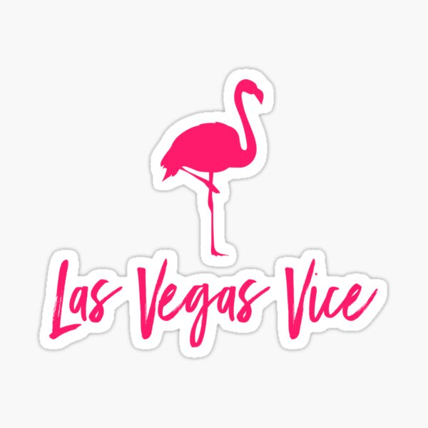 "Las Vegas Vice" Sticker for Sale by Yozh | Redbubble