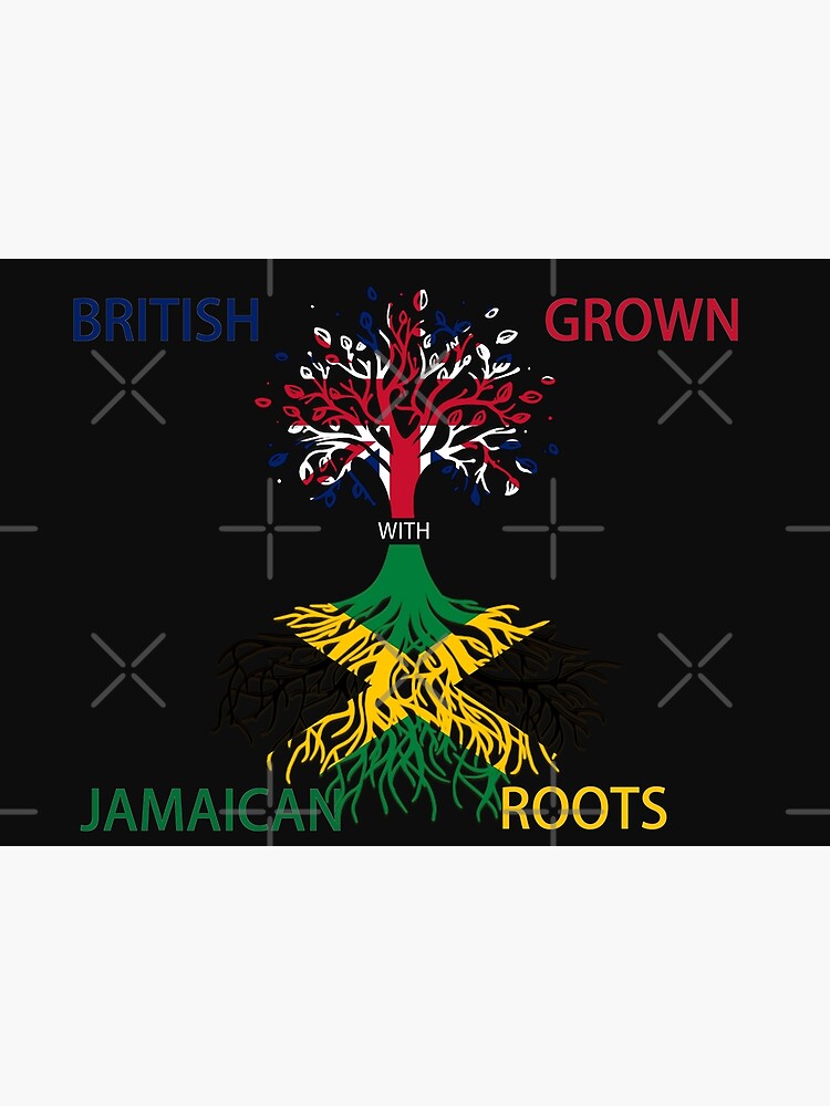 "British Grown Jamaican Roots" Poster for Sale by EverythingJA | Redbubble