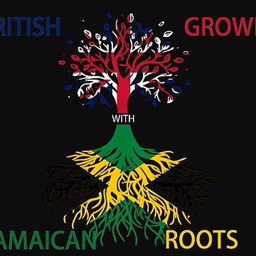"British Grown Jamaican Roots" Poster for Sale by EverythingJA | Redbubble