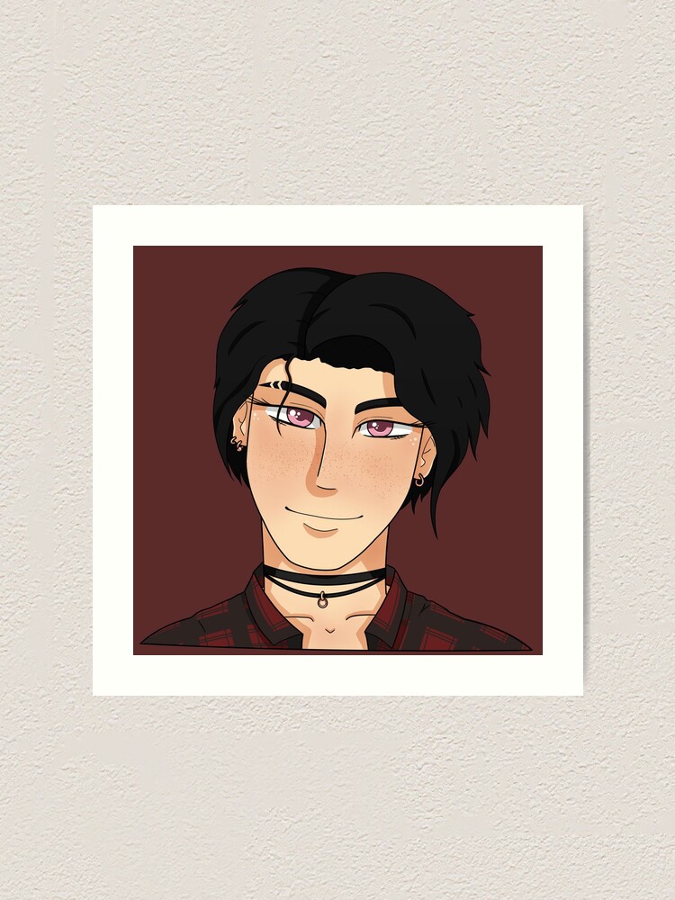 "Handsome Evil Anime Boy - Judas" Art Print by Galactichem | Redbubble