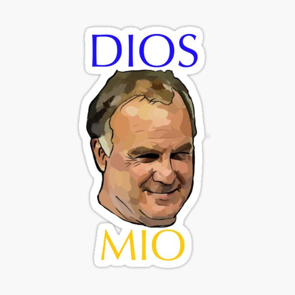 "Marcelo Bielso Dios Mio" Sticker for Sale by YorkshireNation | Redbubble