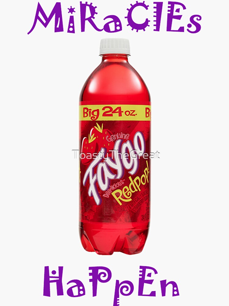 "The Miracle Of Faygo" Sticker for Sale by ToastyTheGreat | Redbubble