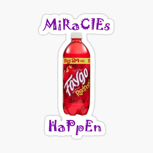 "The Miracle Of Faygo" Sticker for Sale by ToastyTheGreat | Redbubble