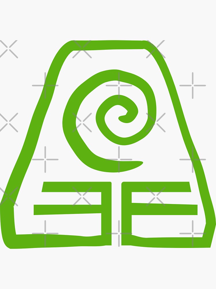 "ATLA: Earthbending" Sticker for Sale by emmarsheehan | Redbubble