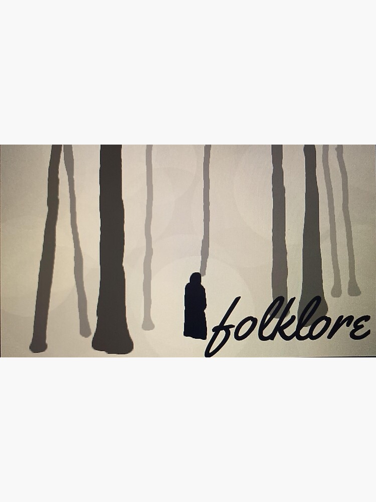 "Folklore Album Abstract Design" Poster for Sale by Secondstep | Redbubble