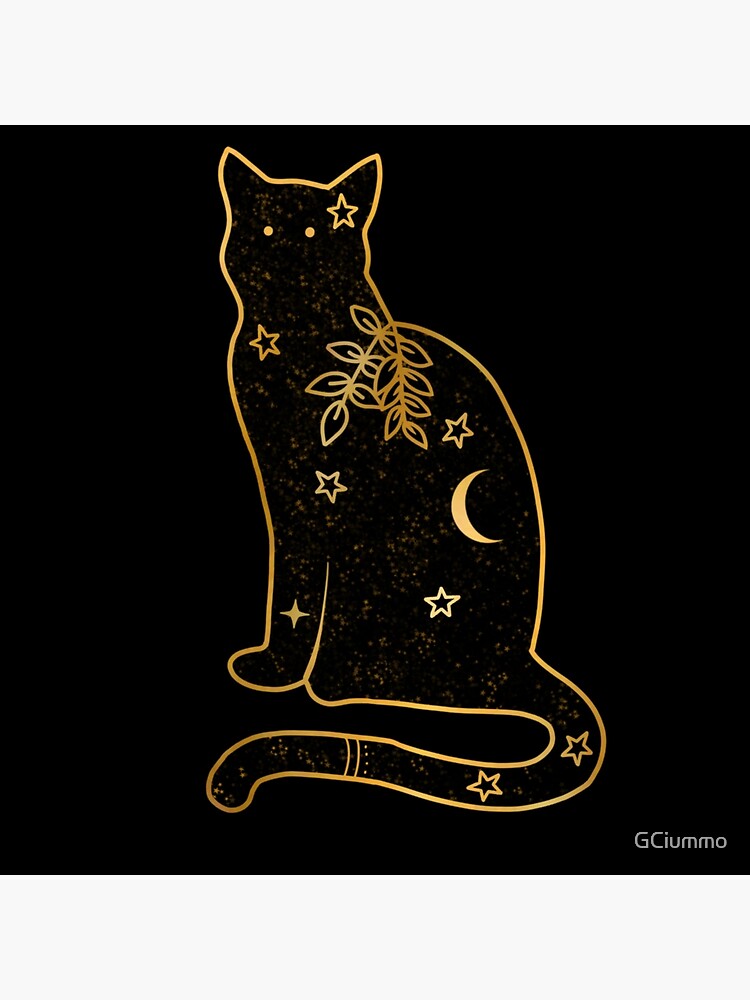 "Gold star cat" Poster by GCiummo | Redbubble