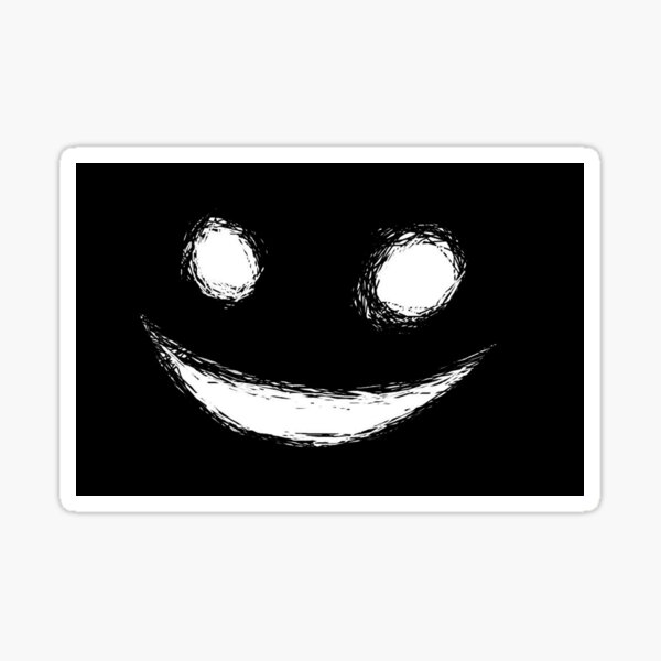 "Scary Smile Sketch" Sticker for Sale by BukLauDesu | Redbubble