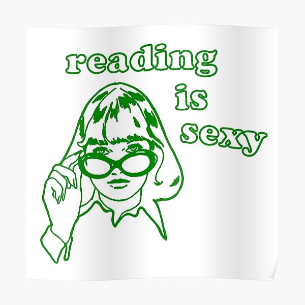 Reading Is Sexy Rory Poster By Urantiana Redbubble