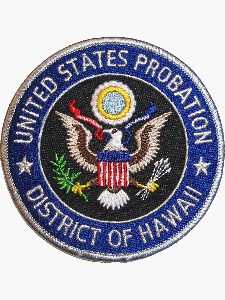 "US Probation District of Hawaii" Sticker for Sale by USPO | Redbubble