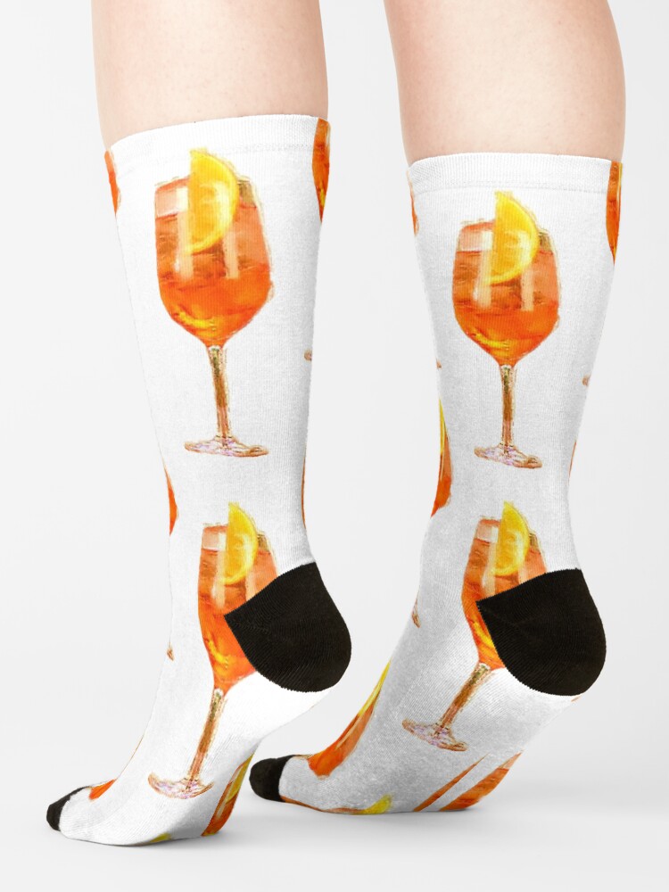 "Aperol Spritz Muster" Socken von PauBa | Redbubble