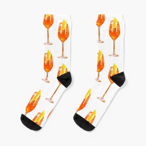 "Aperol Spritz Muster" Socken von PauBa | Redbubble