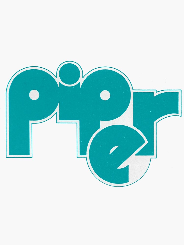 "Piper - Old Logo" Sticker for Sale by BincoPalace | Redbubble