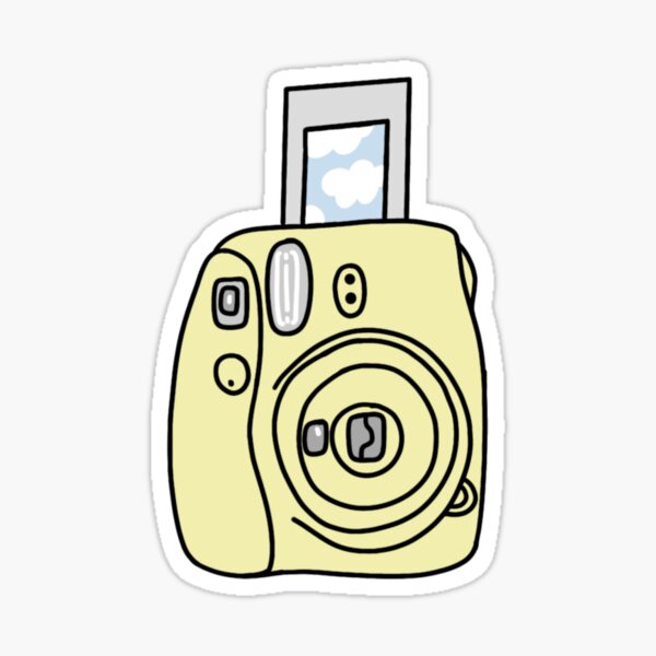 "Polaroid Camera" Sticker by alyssarester | Redbubble