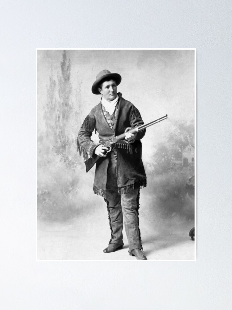 Póster «Calamity Jane sosteniendo un rifle - 1895» de warishellstore ...