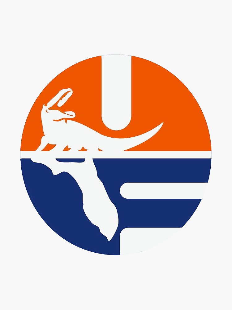 "old florida logo" Sticker for Sale by srmalter | Redbubble
