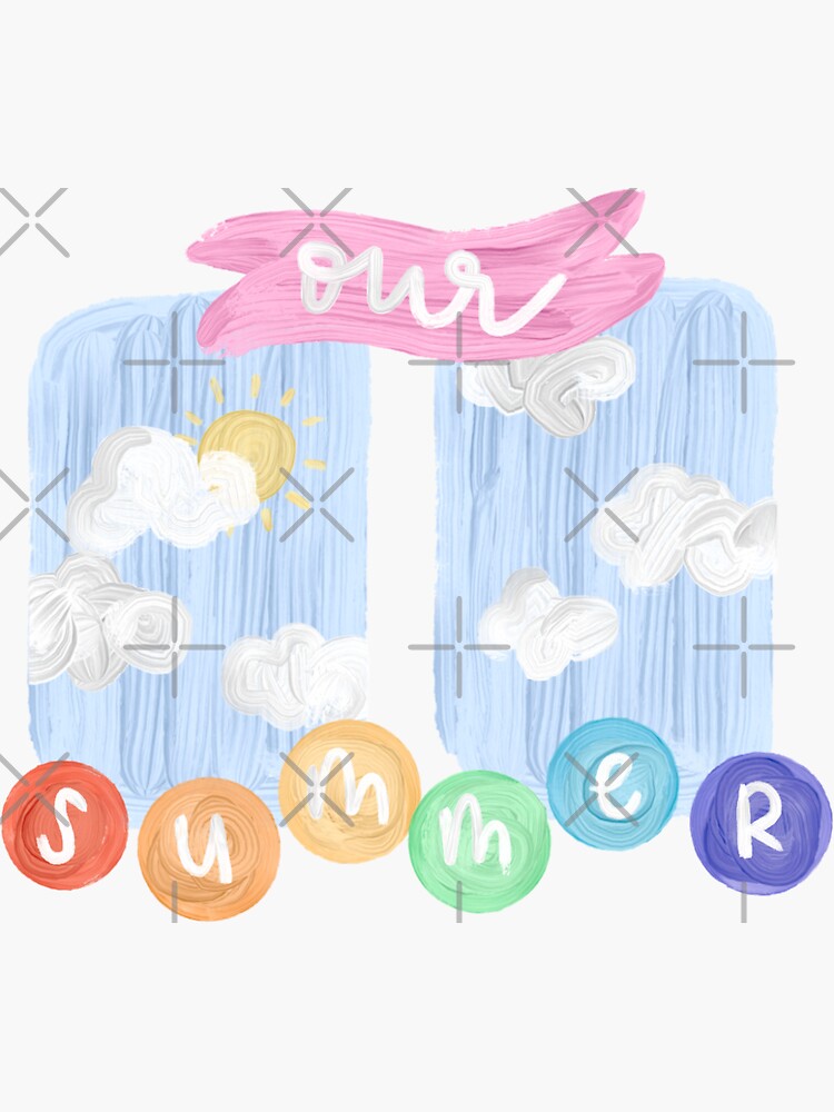 "TXT Our Summer" Sticker by hugbeom | Redbubble