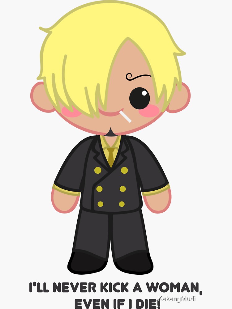 "Cute Sanji " Sticker for Sale by KakangMudi | Redbubble