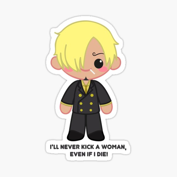 "Cute Sanji " Sticker for Sale by KakangMudi | Redbubble