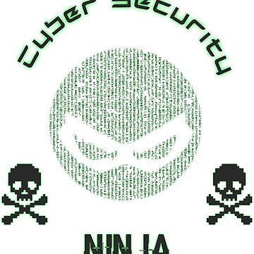 "Cyber Security Ninja" Sticker for Sale by Gameandgeek | Redbubble