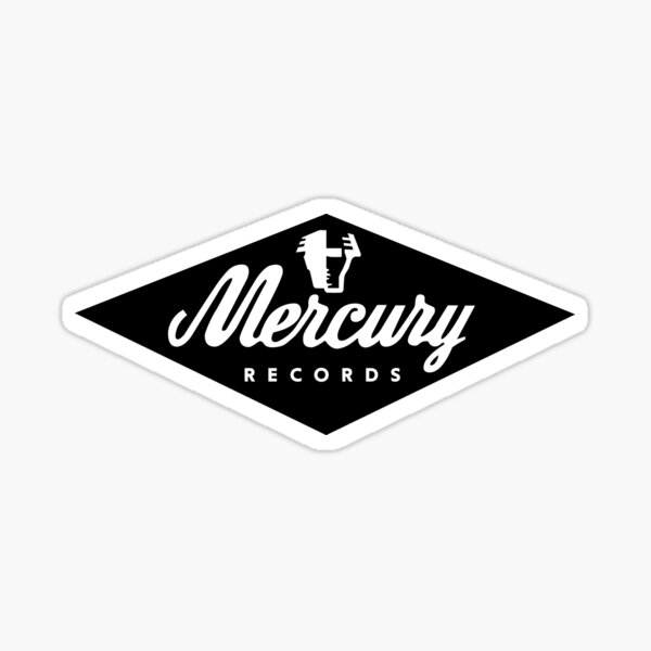 "Mercury - Vintage Logo" Sticker for Sale by thedrumstick | Redbubble