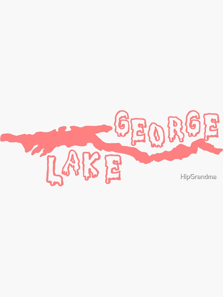 "Lake George" Sticker for Sale by HipGrandma | Redbubble