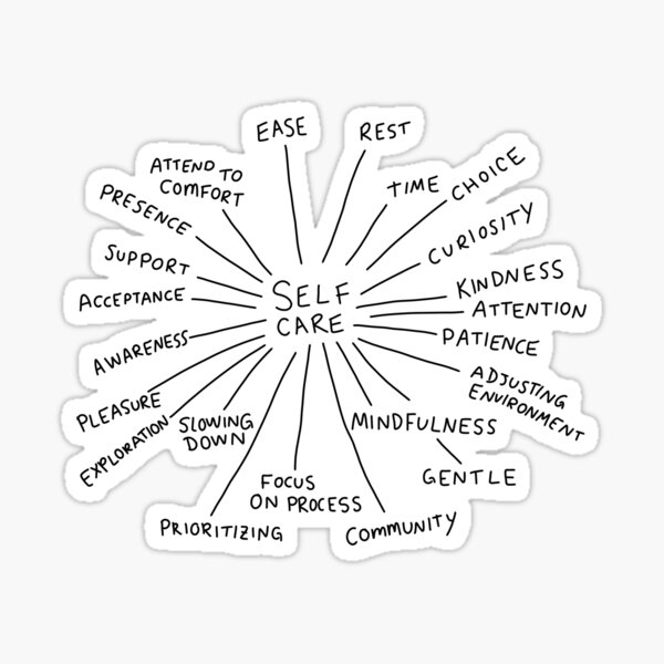 Self Care Stickers | Redbubble