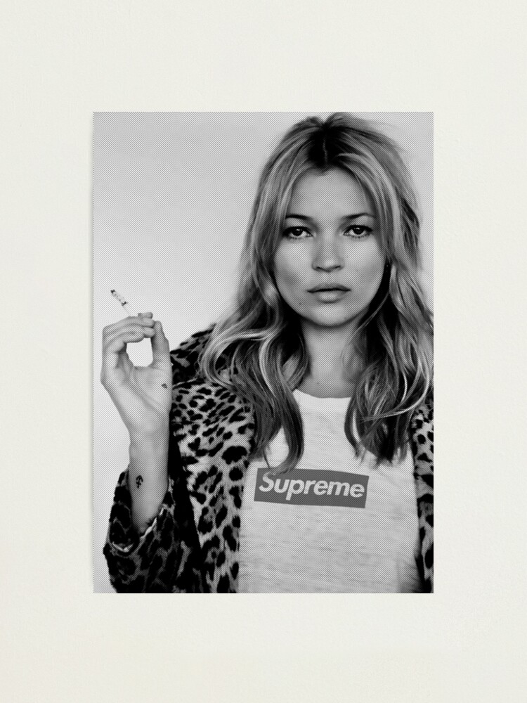 Lámina fotográfica «Kate, top model inglesa foto mejorada digitalmente ...