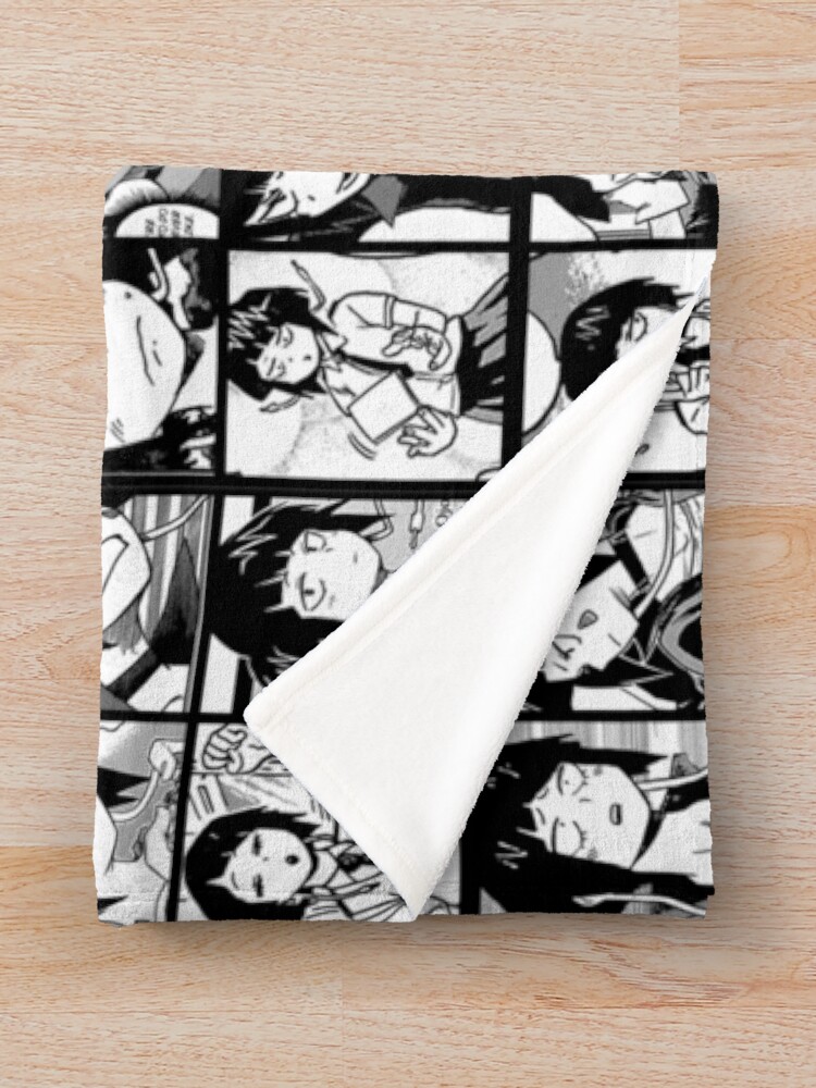 "Jirou Kyoka Collage (black&white version)" Throw Blanket for Sale by ...