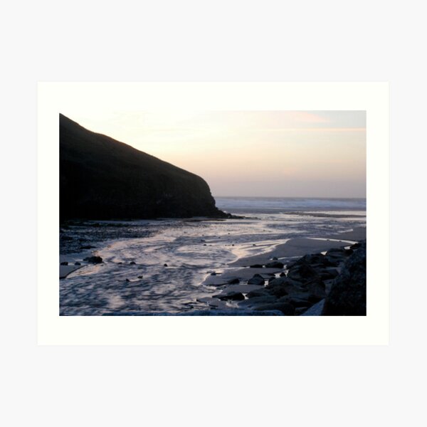 "Mawgan Porth Evening" Art Print for Sale by DMHotchin | Redbubble