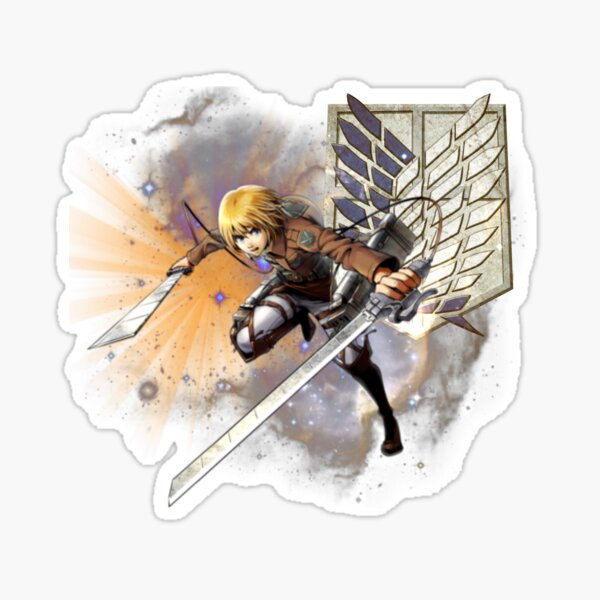 "Attack On Titan Armin " Sticker for Sale by Majestyle- | Redbubble