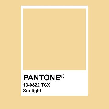 "pantone color swatch yellow sunlight" Canvas Print for Sale by allyhom ...