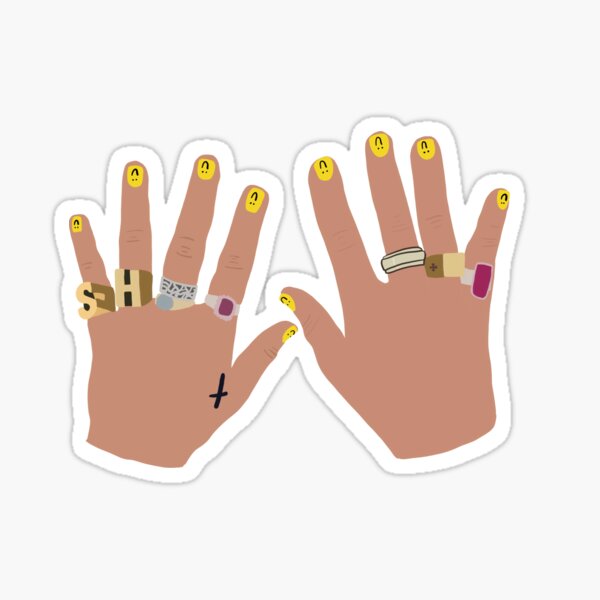 "Harry styles hands" Sticker for Sale by renatamartinp | Redbubble