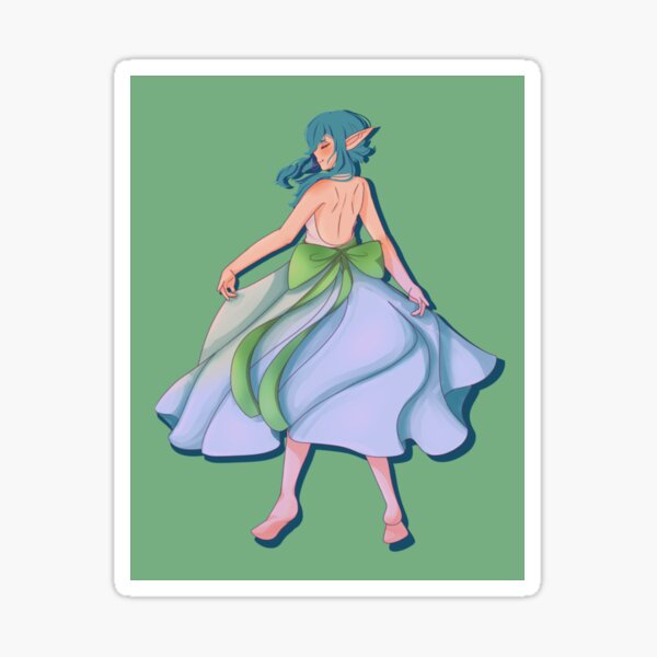 "Asai Prom dress" Sticker for Sale by Ninneko | Redbubble