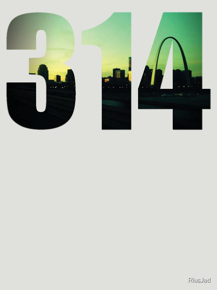 "St. Louis 314 Area Code" T-shirt by RiusJad | Redbubble