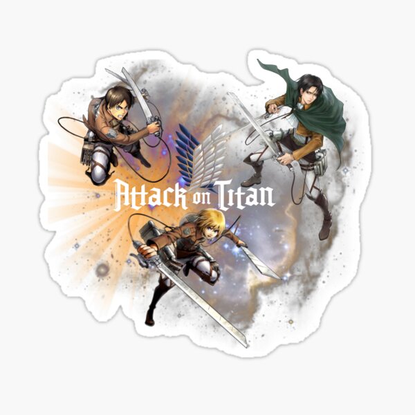 "Attack On Titan" Sticker for Sale by Majestyle- | Redbubble