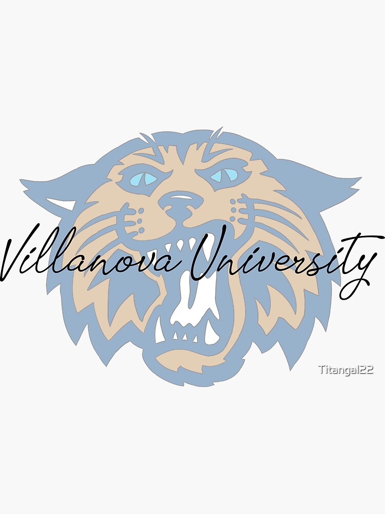 "Villanova University " Sticker for Sale by Titangal22 | Redbubble