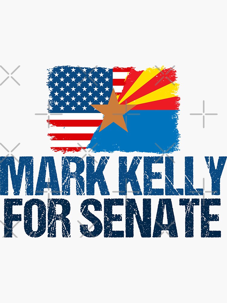 "Mark Kelly for Senate" Sticker for Sale by elishamarie28 | Redbubble