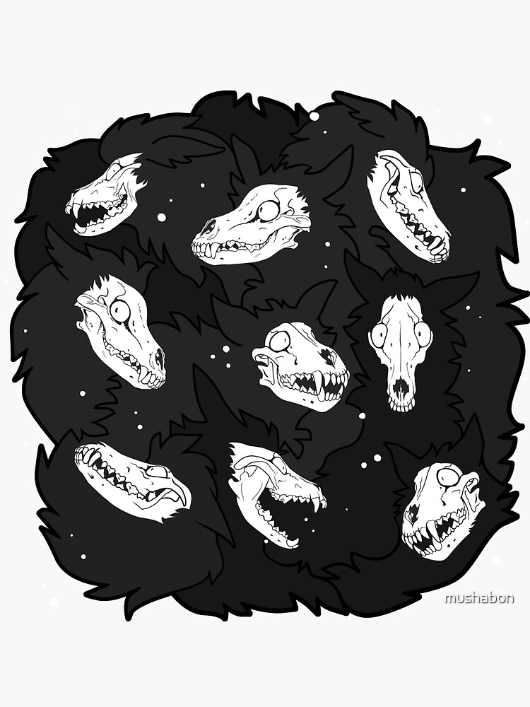 "MalO Mayhem" Sticker for Sale by mushabon | Redbubble