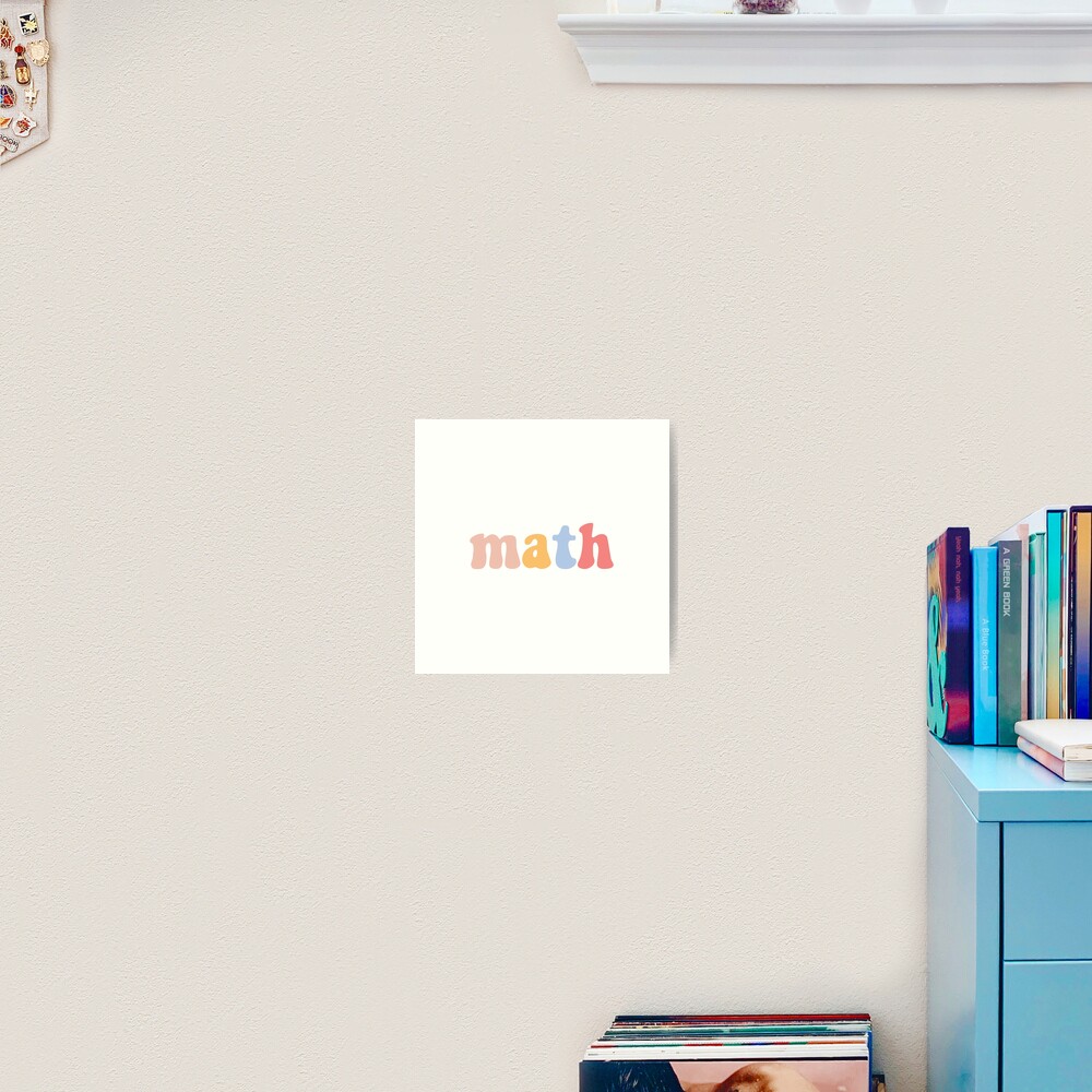 "math" Sticker for Sale by hyallthetime | Redbubble
