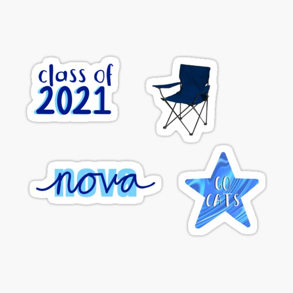 "villanova 2021 sticker pack (4 pack)" Sticker by francescaguar | Redbubble