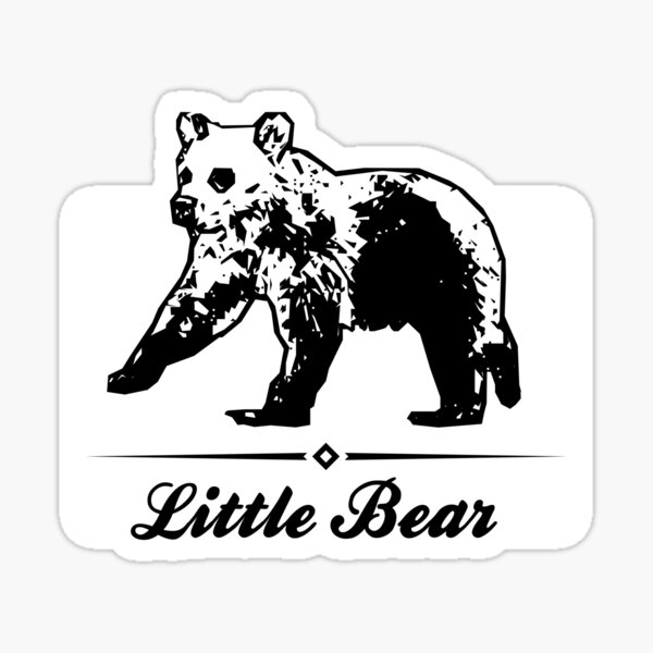 "Little Bear" Sticker for Sale by Feelklin | Redbubble