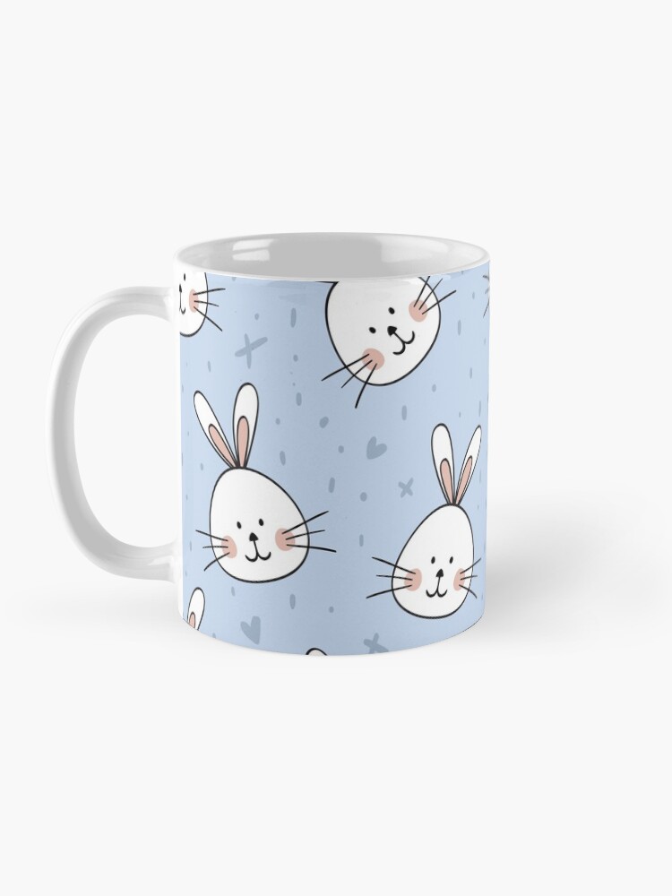 "Cute blue rabbits" Mug by Awraq88 | Redbubble