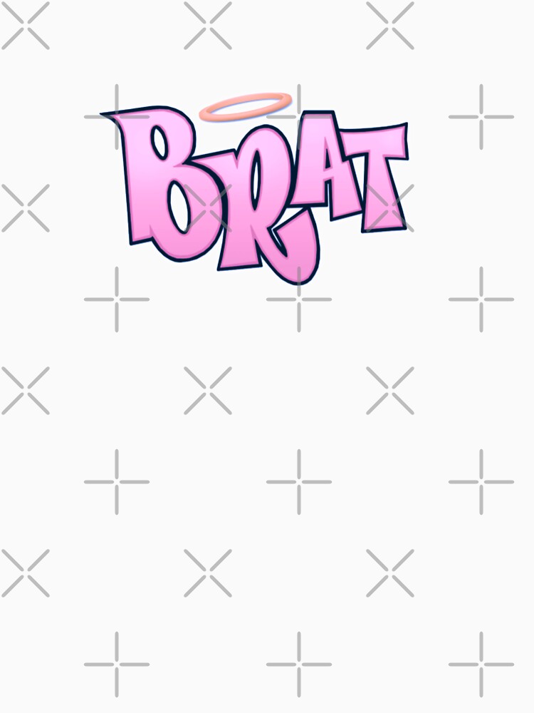 ""Brat" Angel, "Bratz" Inspired Lettering" T-shirt for Sale by ...