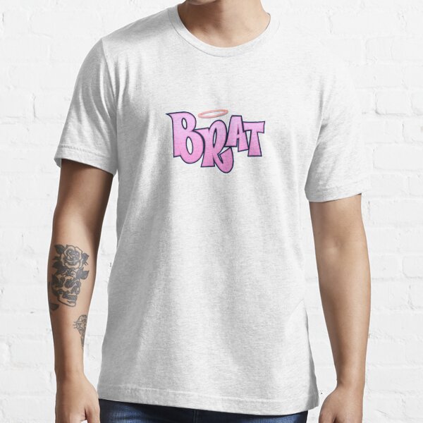 ""Brat" Angel, "Bratz" Inspired Lettering" T-shirt for Sale by ...