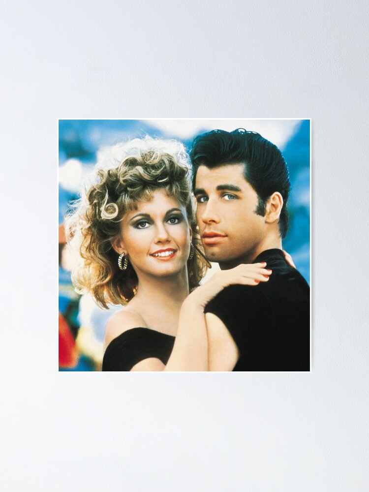"Danny and Sandy "grease"" Poster by Entropy44 | Redbubble