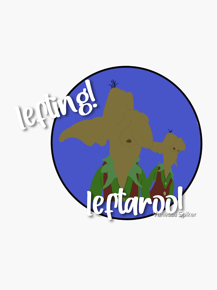 "Fungi Lefting and Leftaroo " Sticker for Sale by NessasStickers ...