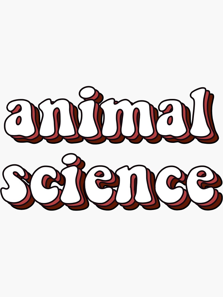 "Animal Science TAMU" Sticker for Sale by victoria518 | Redbubble