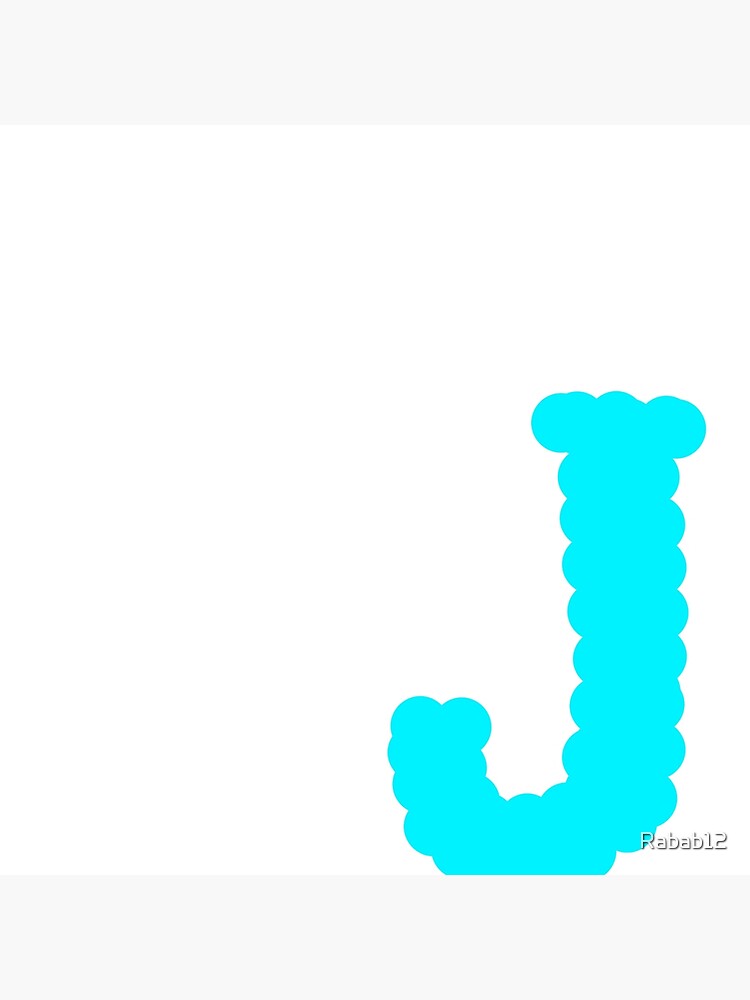 " beautiful letters colorful letter. J" Canvas Print by Rabab12 | Redbubble